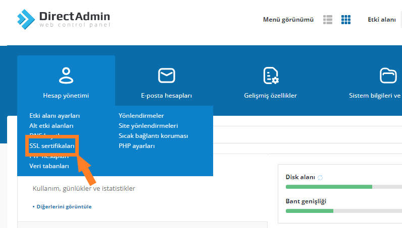 DirectAdmin Ücretsiz SSL Kurulumu Nasıl Yapılır? | inetmar Hosting & Teknoloji Blog Haber Sayfası