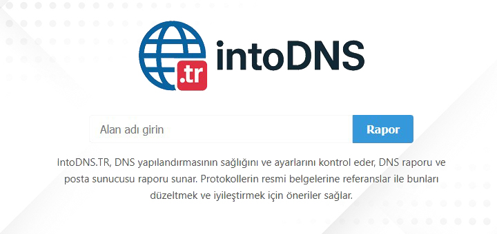 Ücretsiz DNS Sorgulama – Yerli intoDNS! - inetmar Hosting & Teknoloji Blog Haber Sayfası